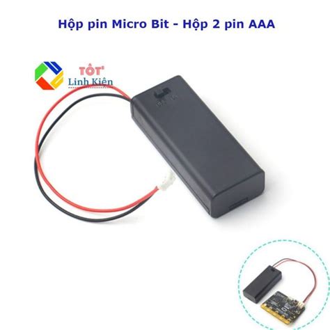 Hộp Pin Microbit 2 Pin Aaa Bbc Microbit 2xaaa