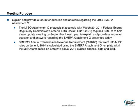 Ppt Miso Attachment O Annual Rate Update For Smepa Powerpoint