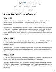 IPv Vs IPv What S The Difference Pdf IPv Vs IPv What S The Difference Https