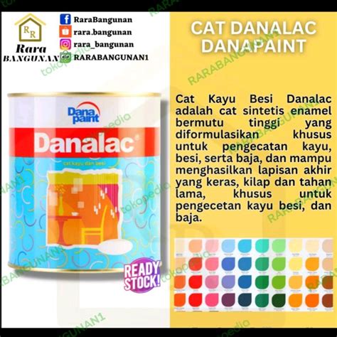 Jual Cat Minyak Danalac 09 Liter Cat Kayu Besi Baja Danalac