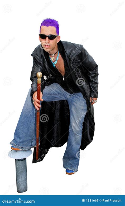 Wizard On Step Stock Image Image Of Jeans Grunge Necklace 1331669