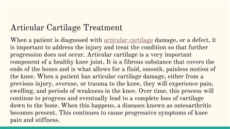 Ppt Articular Cartilage Treatment Knee Cartilage Surgery Dr Amit