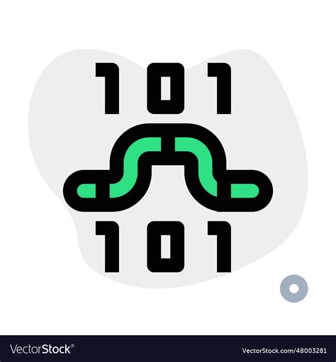 Worm A Self Replicating System Malware Royalty Free Vector