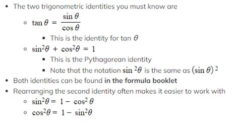 IB DP Maths AI HL复习笔记3 4 2 Simple Identities 翰林国际教育