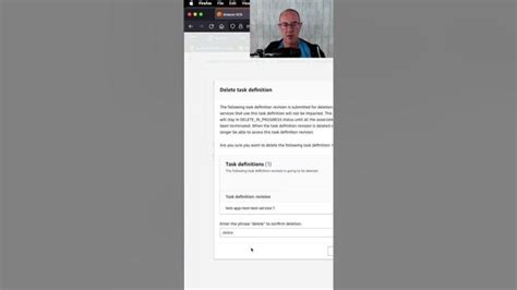 Suraj Narwade On Linkedin Delete Ecs Task Definition Revisions In The Console