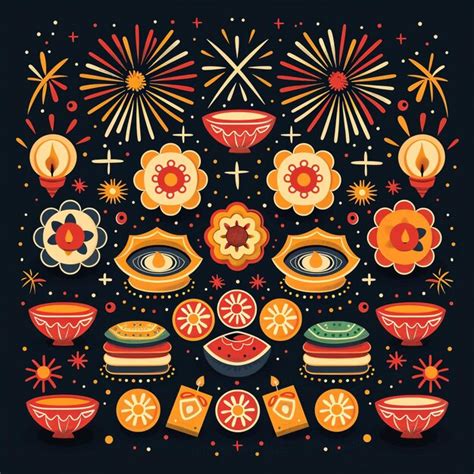 Myanmar Thadingyut Festival Vectors Premium Ai Generated Image