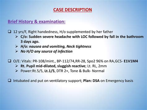 Endovascular Coil Embolization Of Dissecting Distal Mca Aneurysm With Ich In Paediatrics Age