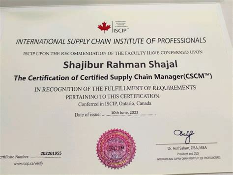 Shajibur Rahman Shajal On Linkedin Successfully Accomplished Cscm Course🥰🥰