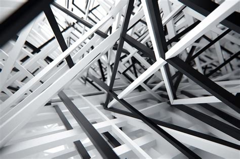 Premium Photo A Minimalist Composition Of Intersecting Geometric 00357 00