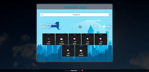 GitHub Cbedroid Vue Weather App A Weather Application Built Using Vue Js That Fetches The
