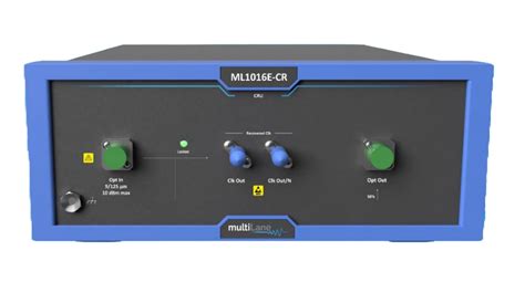 Ml1016e Cr Clock Data Recovery Frame Communications