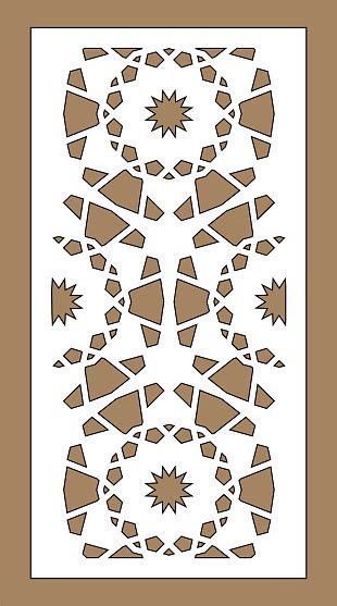 아라베스크 벡터 패널 레이저 절단 아랍어 스타일의 내부 파티션템플릿입니다 아라베스크 콘 스크린 패널 제어판에 대한 스톡 벡터 아트 및 기타 이미지 Istock