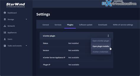 Installation Of Starwind Vsan Plugin For Vsphere Esx Virtualization