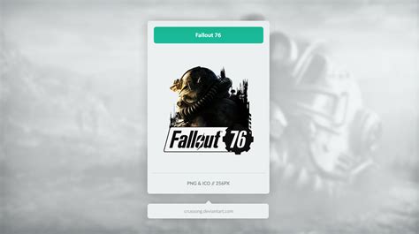 Fallout 76 Icon By Crussong On Deviantart