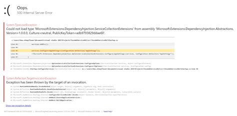 C Ambiguous Call Servicesconfigure Stack Overflow