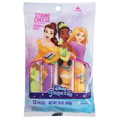Disney Princess Low Moisture Part Skim Mozzarella String Cheese 10oz