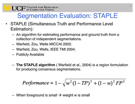 Lec14 Evaluation Framework For Medical Image Segmentation Ppt