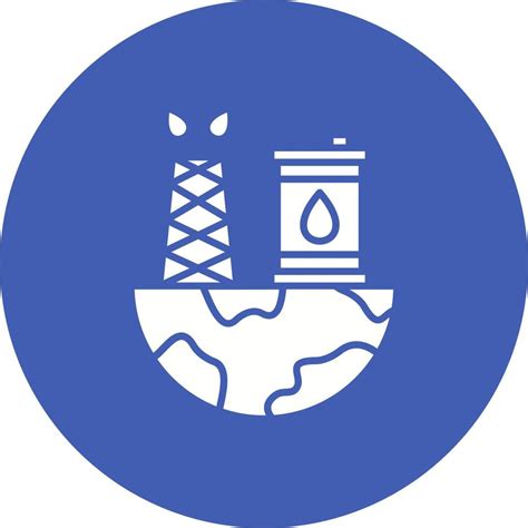 Oil Exploration Glyph Circle Background Icon 6887298 Vector Art At Vecteezy