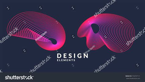 Abstract Background Dynamic Linear Waves Vector Stock Vector Royalty Free 716737111 Shutterstock