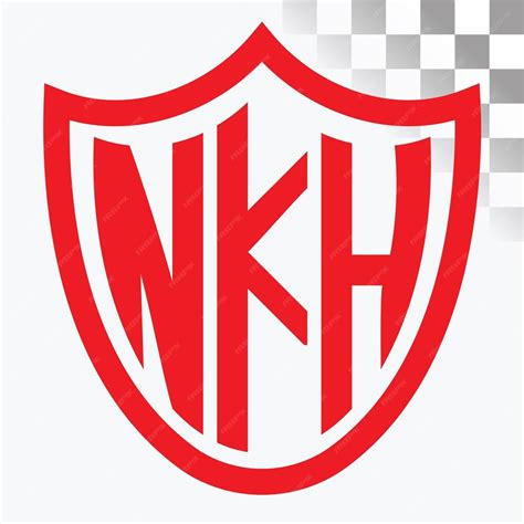 Premium Vector Nkh Letter Logo Design