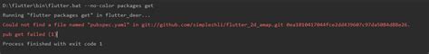 无法编译运行 Issue simplezhli flutter deer GitHub