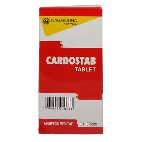 Cardostab Tablet (10Tabs) - Nagarjuna | cardostab - Ayurcentral Online