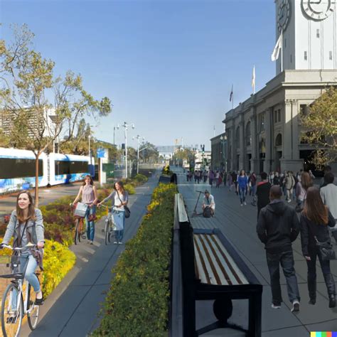 ai generated street transformations on twitter the embarcadero san