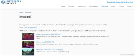 Cityscapes数据集的理解与使用 Csdn博客