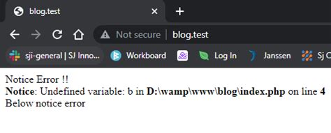 Procedural Error Handling In PHP SJ Innovation