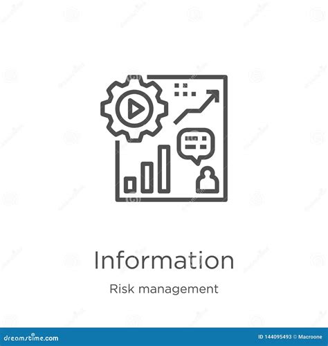 Information Icon Vector From Risk Management Collection Thin Line Information Outline Icon