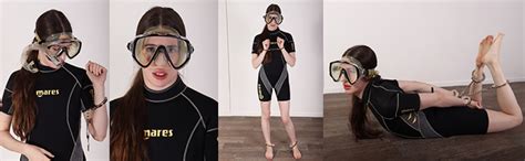 Hogcuffed Diver Girl Cuffed In Uniform