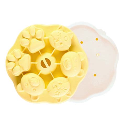 Qilin Pastry Mold 6 Cavity Handle Design Sealed Lid Steam Hole Easy To