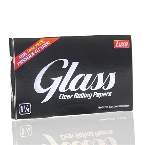 Luxe Glass Clear Rolling Papers 1 14papers And Ryoozbongs Australian