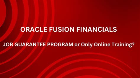 Oracle Fusion Financials Training 2nd Session Youtube