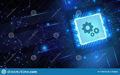 Business Technology Internet And Network Concept Automation Software Technology Process