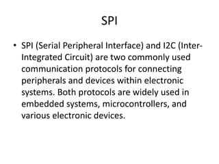 SPI AND I C Pptx