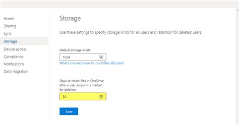 How To Set Retention Period In Onedrive For Business Sharepoint Diary