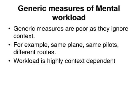 Ppt Mental Workload Assessment Powerpoint Presentation Free Download Id545161
