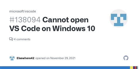 Cannot Open Vs Code On Windows Issue Microsoft Vscode Github