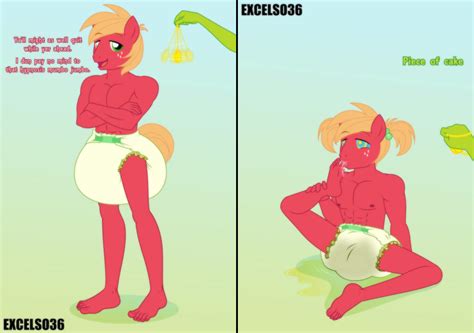 Rule 34 Abs Anthro Big Macintosh Mlp Blonde Hair Crossed Arms Diaper Diaper Fetish Earth