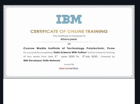 Atharva Pawar On Linkedin Hey Guys I Am Glad To Share That I Have