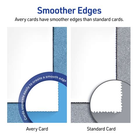Tent Cards 3 5 X 11 Embossed Border 5309 Avery