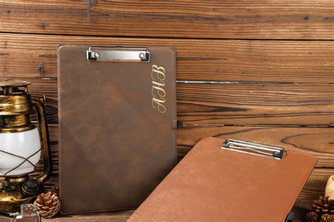 Custom Clipboard Personalized Leather Clipboard Office Clipboard Engraved Clipboard Vegan