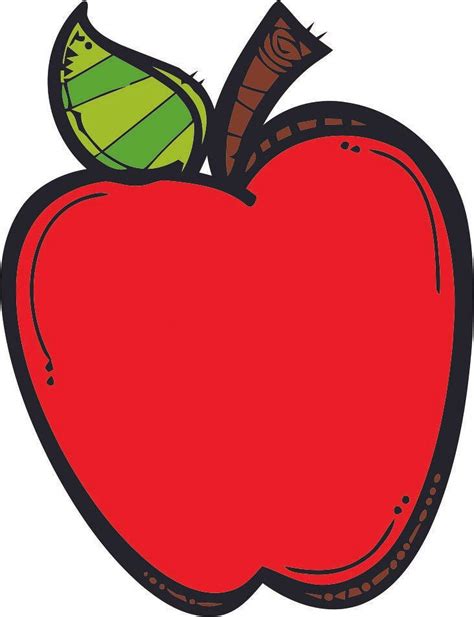 Red Apple Apples Design School Wall Decals For Classroom Decoration And