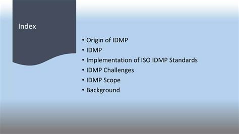 Iso Idmp Overview European Region PPTX