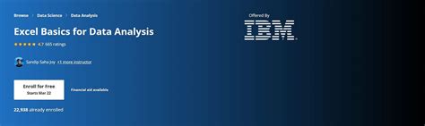 Excel Basics For Data Analysis — Ibm Data Analyst Professional