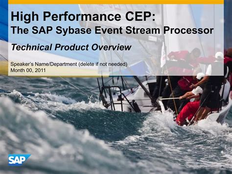 Sap Sybase Event Streaming Processing Pdf Databases Computer