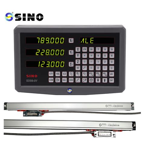 sino sds 2 3va linear digital readout dro kit 3 axis digital readout scale encoder for milling