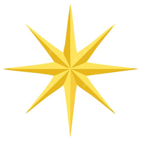 8 Pointed Star Vector Star 8 8 Pointed Png And Vector With