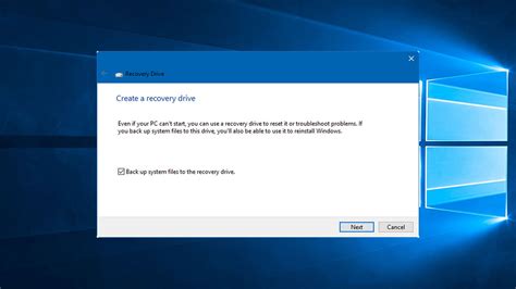 how to create a windows 10 recovery disk techloris